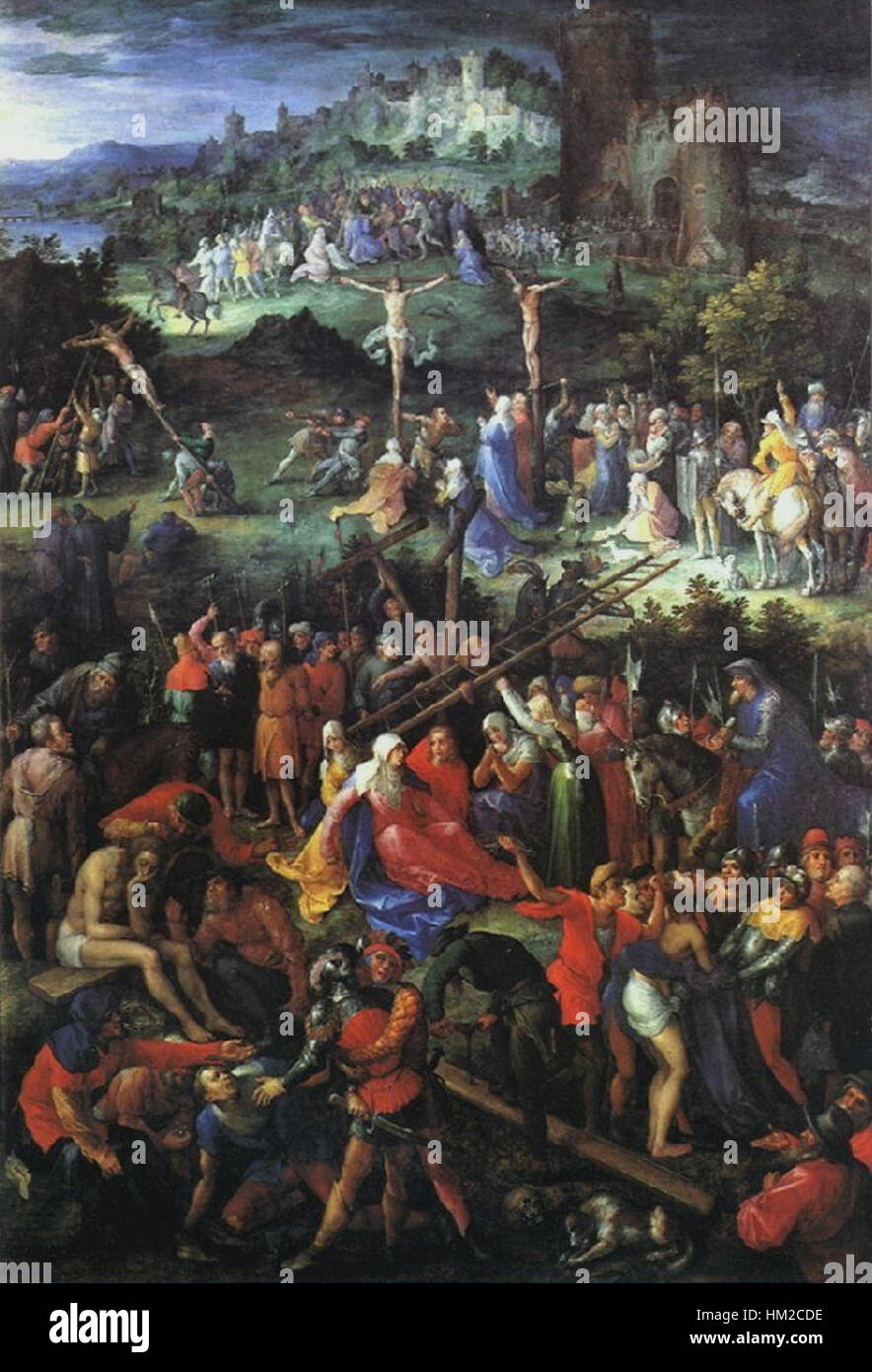 ‘Grande Calvario’ by Jan Brueghel il Vecchio is a 17th-century oil ...