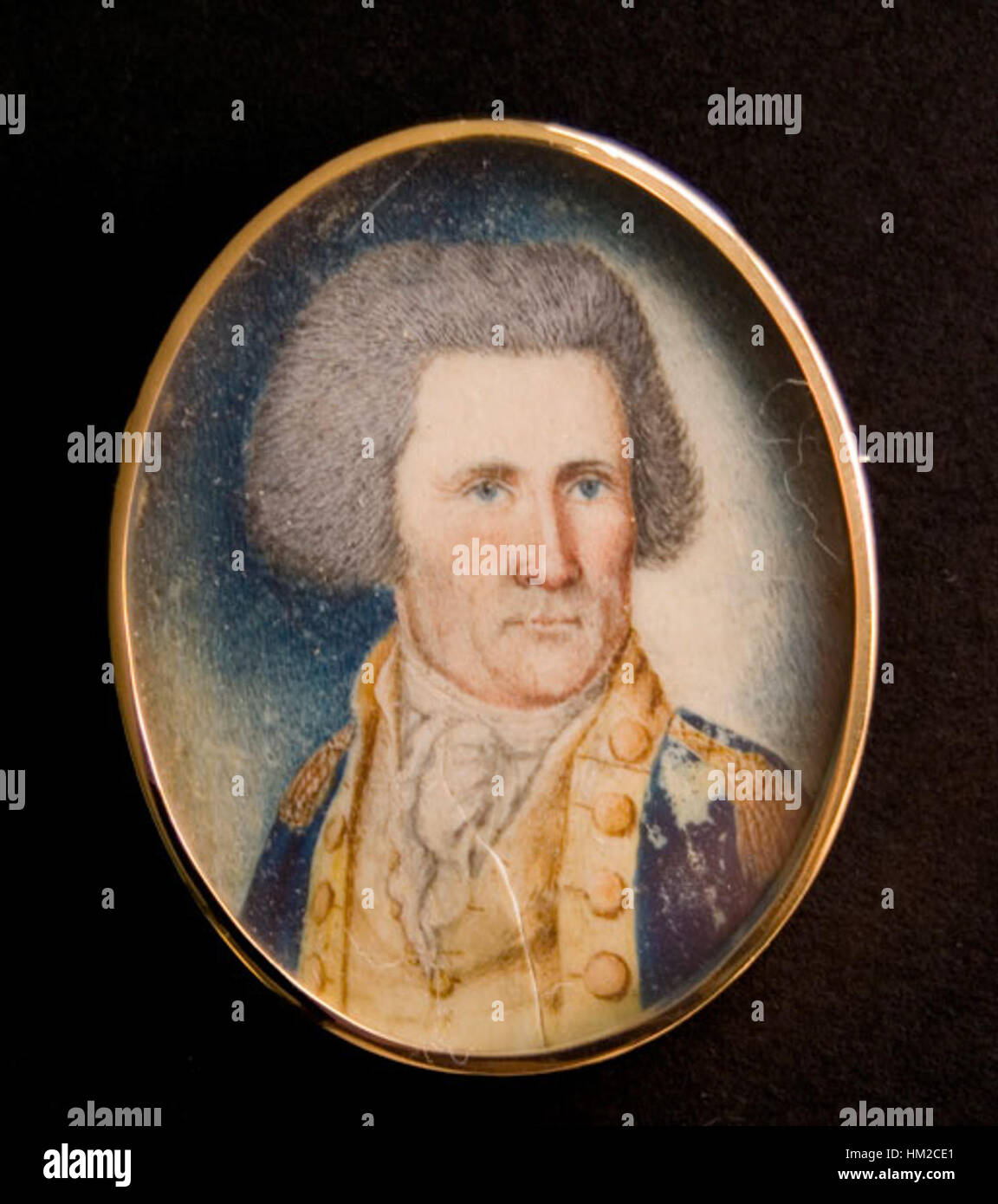 This miniature portrait of John Sevier was created by artist James ...