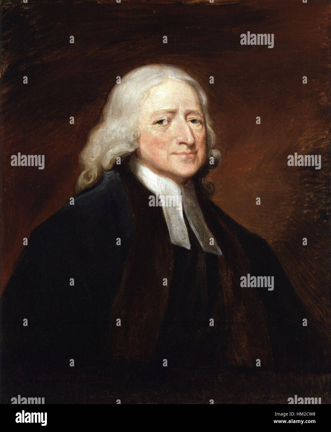 This portrait of John Wesley by George Romney depicts the influential ...