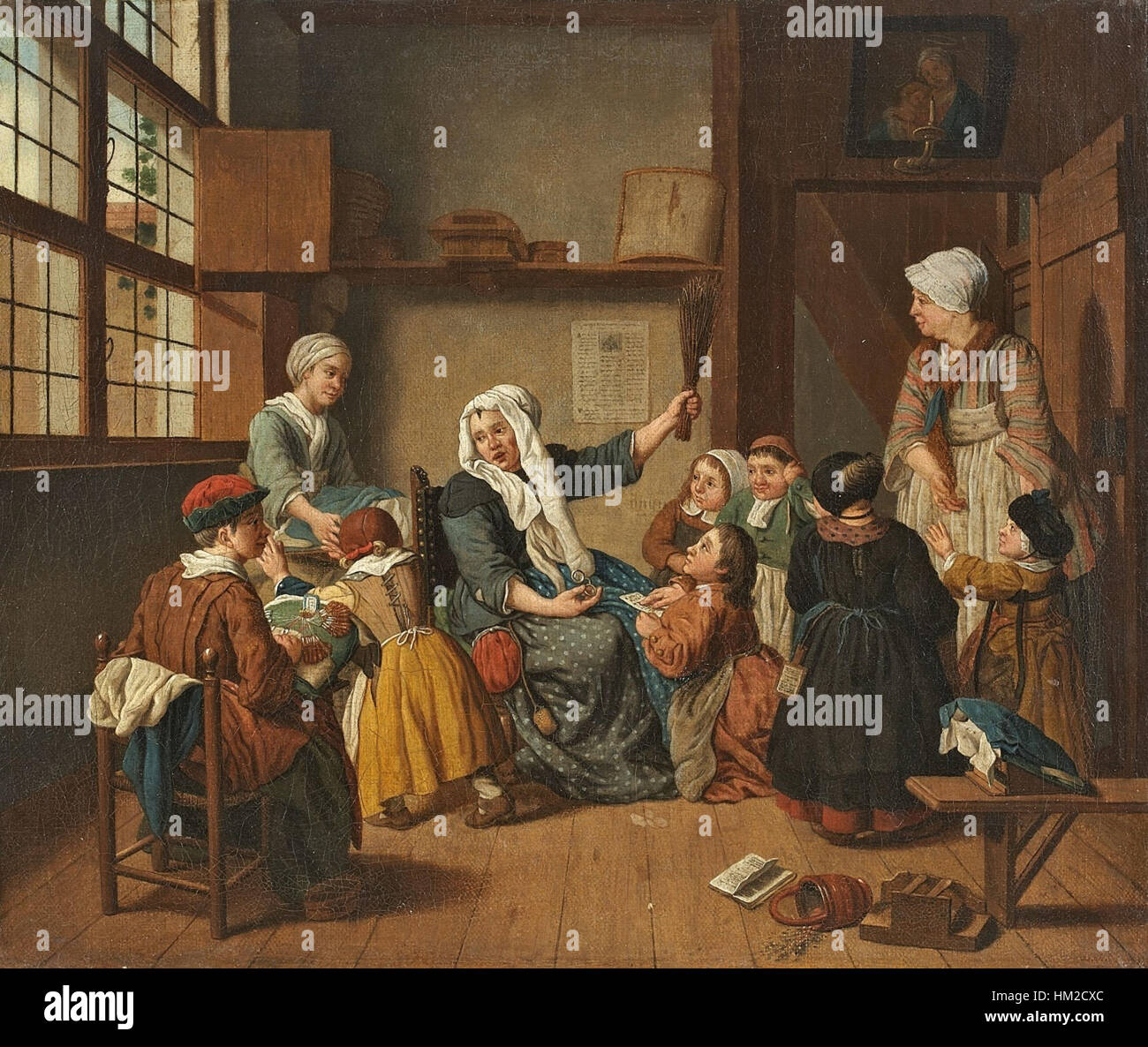 *In der Schulstube* (In the Schoolroom) attributed to *Jan Joseph ...