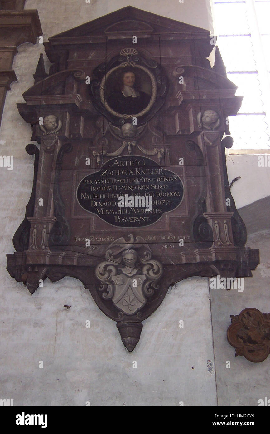 The 'Kniller Epitaph' is an artwork commemorating the life of renowned ...