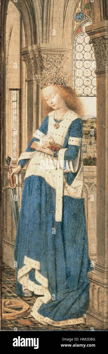This 15th-century painting by Jan van Eyck, known as 'Catherine ...