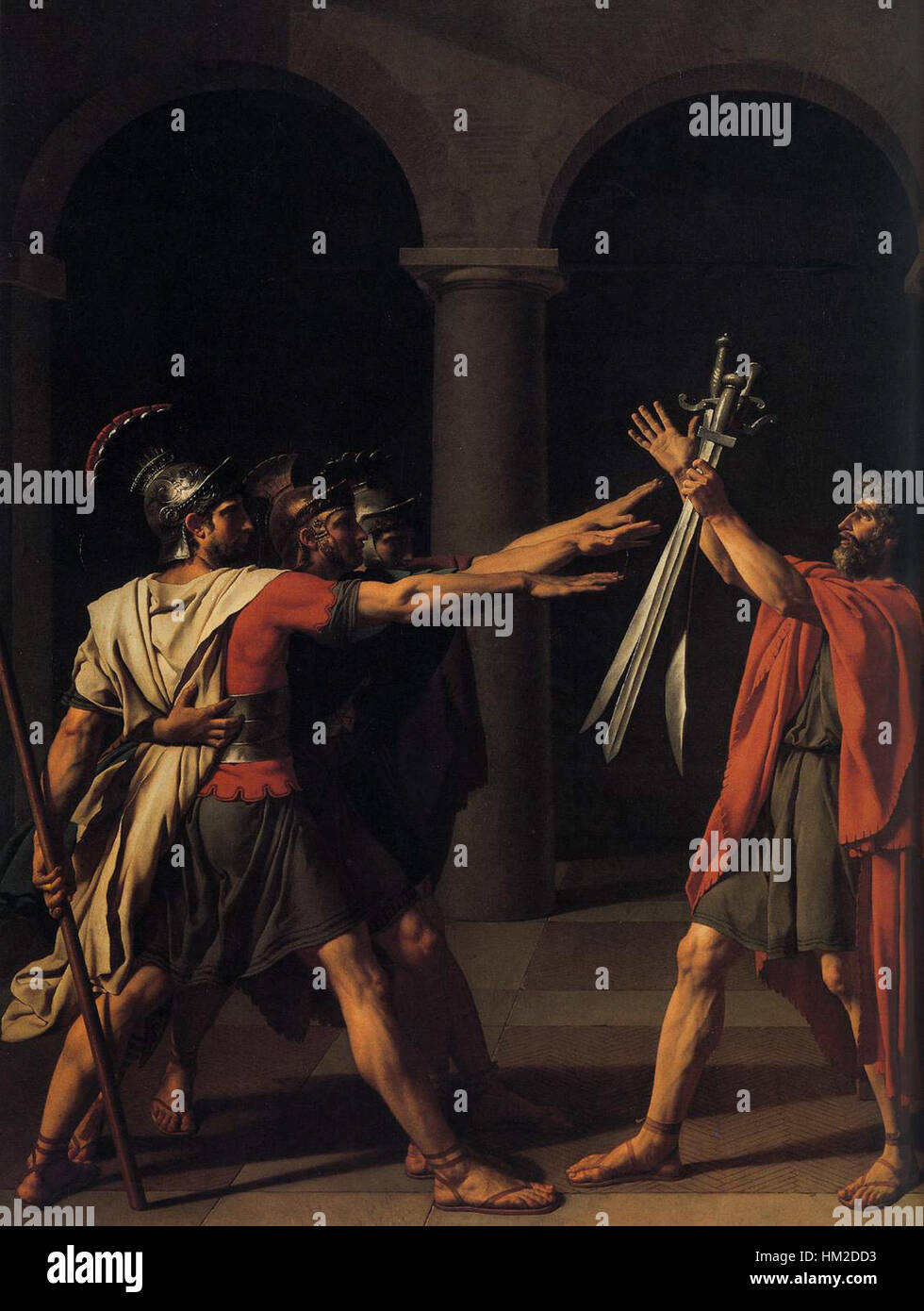 The oath of the horatii hi-res stock photography and images - Alamy