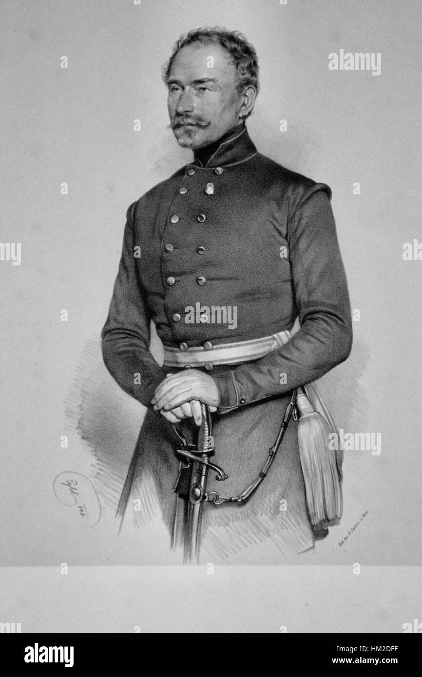 The lithograph by Josef Palkh is a notable example of 19th-century ...