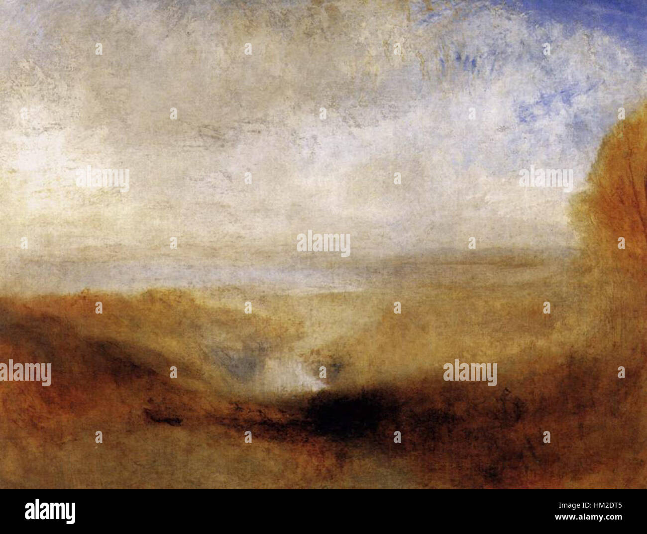 Joseph Mallord William Turner's *Landscape with a River and a Bay in ...
