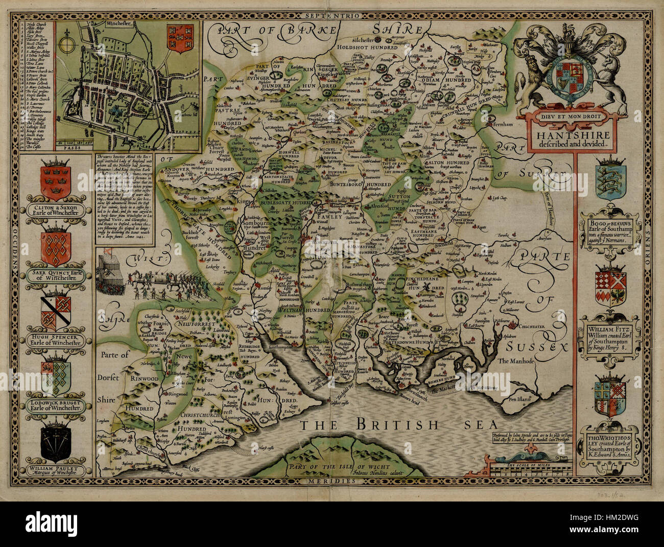 1600s map england hi-res stock photography and images - Alamy