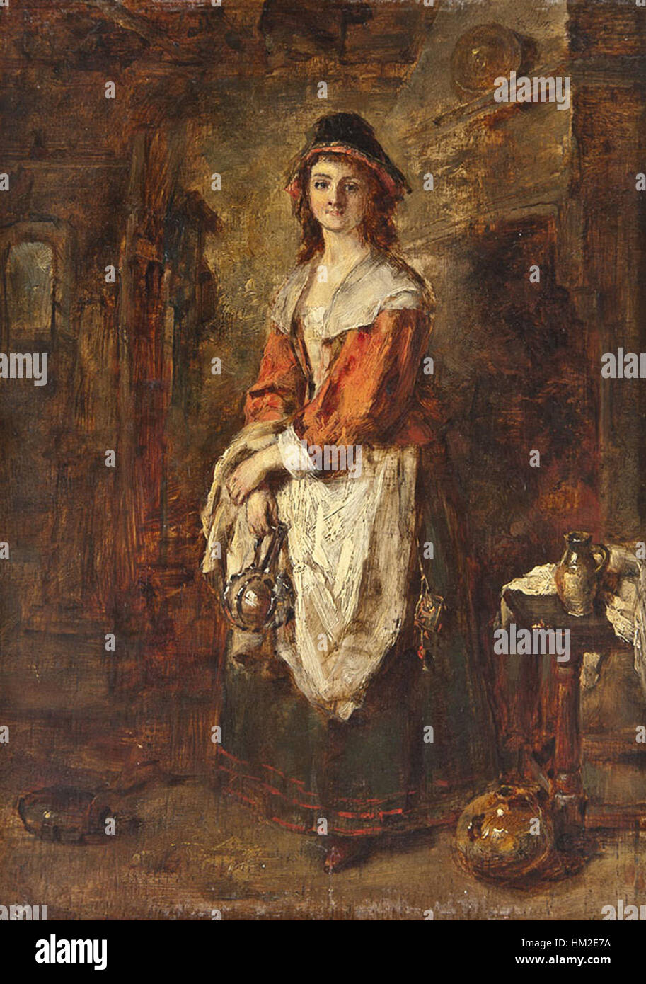 English kitchen maid hi-res stock photography and images - Alamy