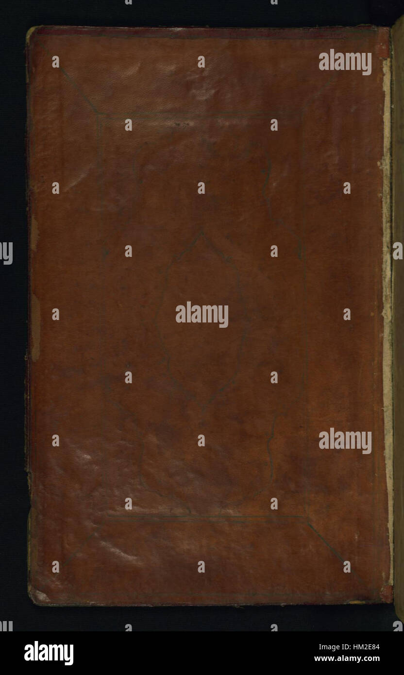An Islamic binding from the collected works (Kulliyat), showcasing ...