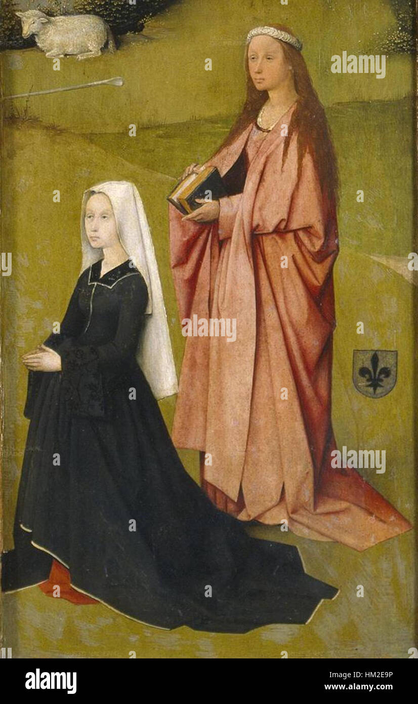 This detail from Hieronymus Bosch's *Adoration of the Magi* triptych ...
