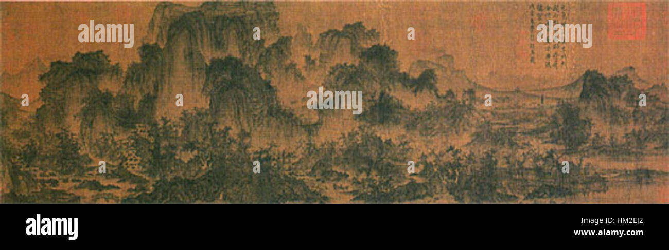 Li Cheng's 'Luxuriant Forest among Distant Peaks' portrays a serene ...