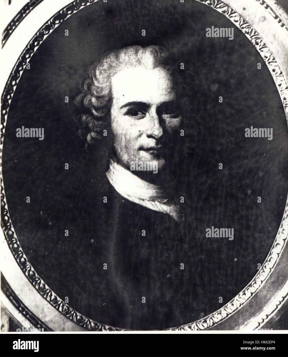 'La Tour Rousseau' is a painting that depicts the famed philosopher ...