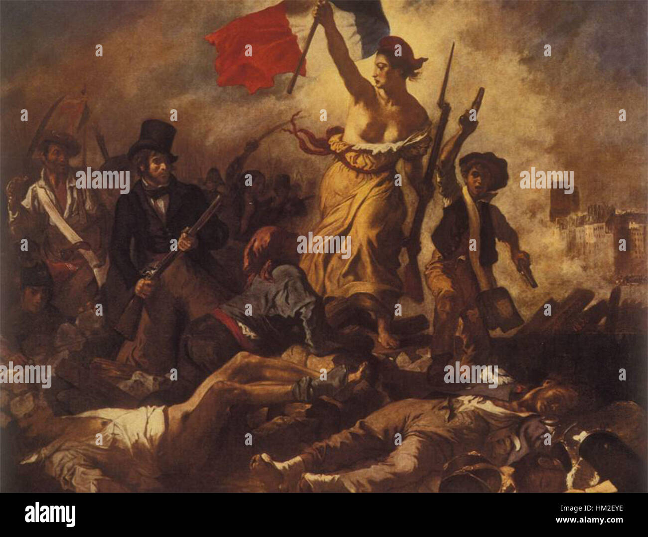 The painting 'Liberty Leading the People,' by Eugène Delacroix, depicts ...