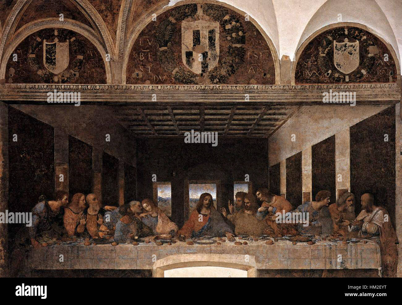 This iconic representation of Leonardo da Vinci’s 'The Last Supper ...