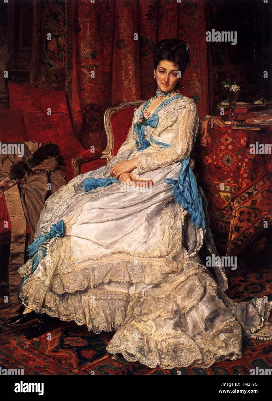 *La marquesa de Manzanedo* by Meissonier portrays the Spanish ...