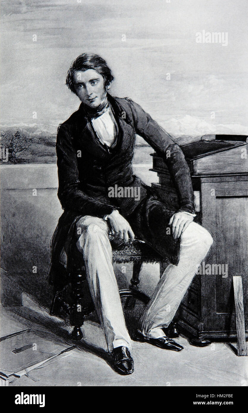 A 1843 artwork by John Ruskin, showcasing his influence in the field of ...