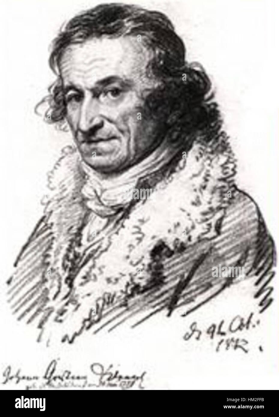 'Klengelportraet' is a portrait painting of a historical figure ...