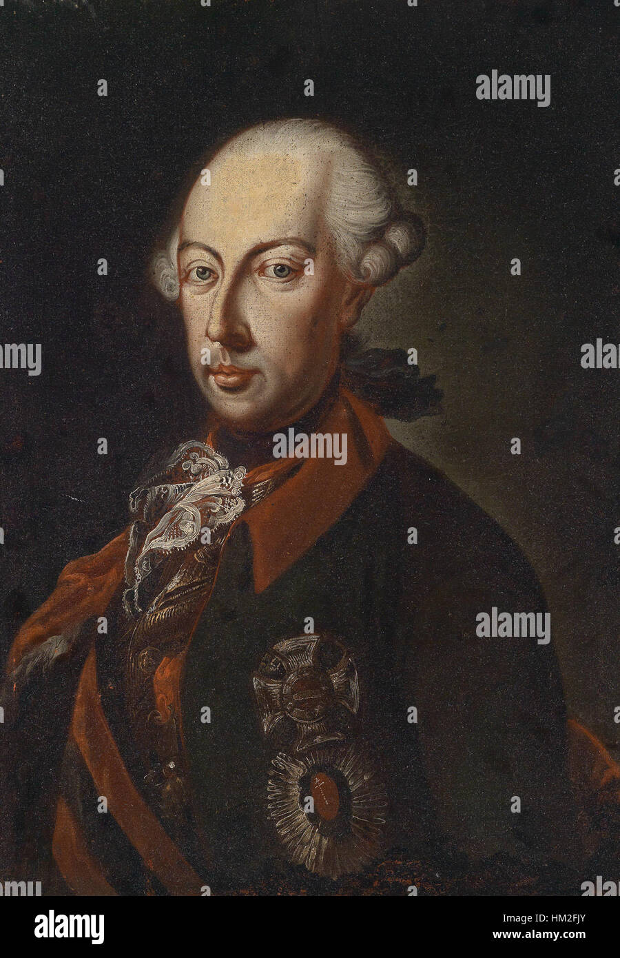 This painting depicts Kaiser Joseph II of Austria in the uniform of the ...
