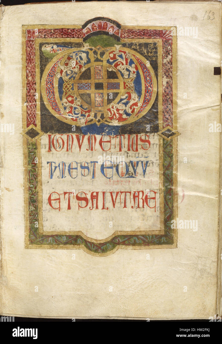 This leaf from a St. Francis Missal, dating back to the 14th century ...