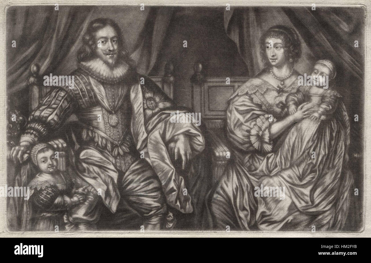 Charles i and henrietta maria hi-res stock photography and images - Alamy