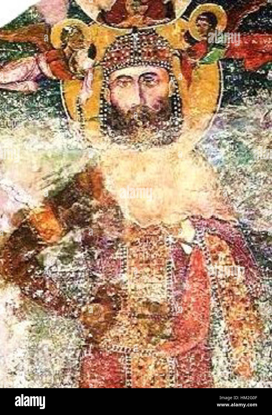 An artistic portrayal of Ivan Alexander, the Tsar of Bulgaria ...