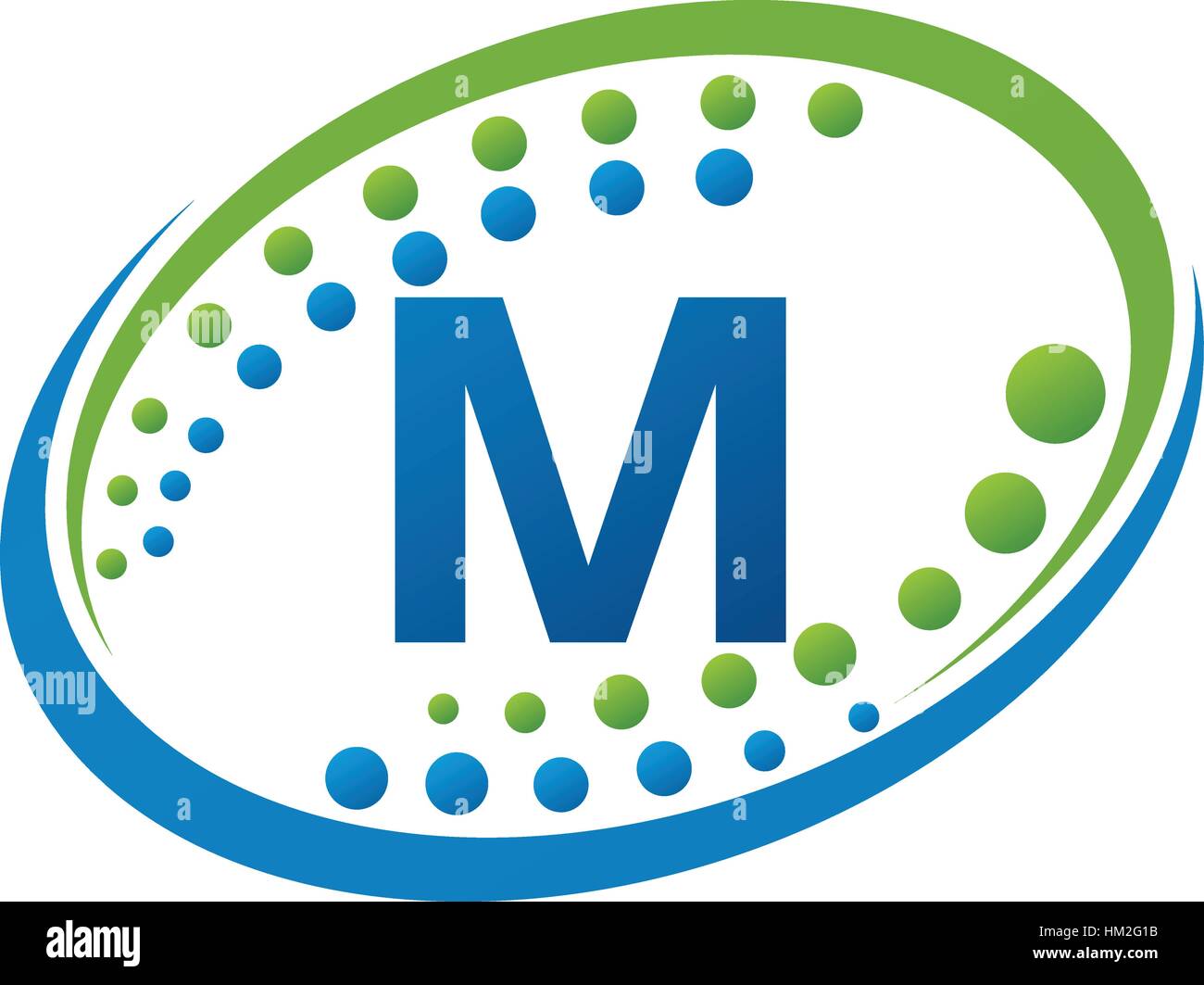 Health Infinity Motion Solution Initial M Stock Vector Image & Art - Alamy