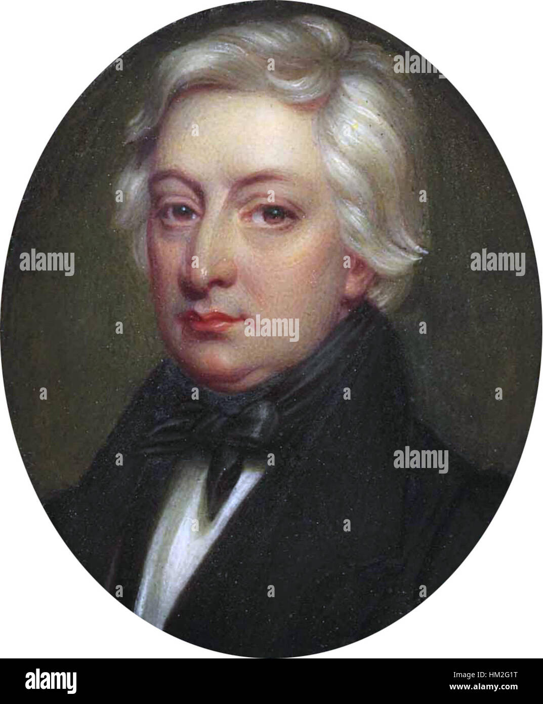 The portrait by Henry Pierce Bone reflects his expertise in miniature ...