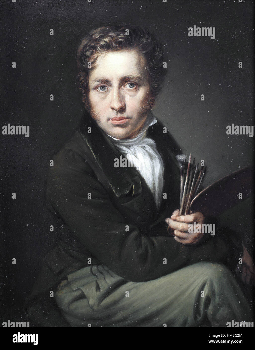 This portrait by Johann Christian Ziegler features an elegant depiction ...