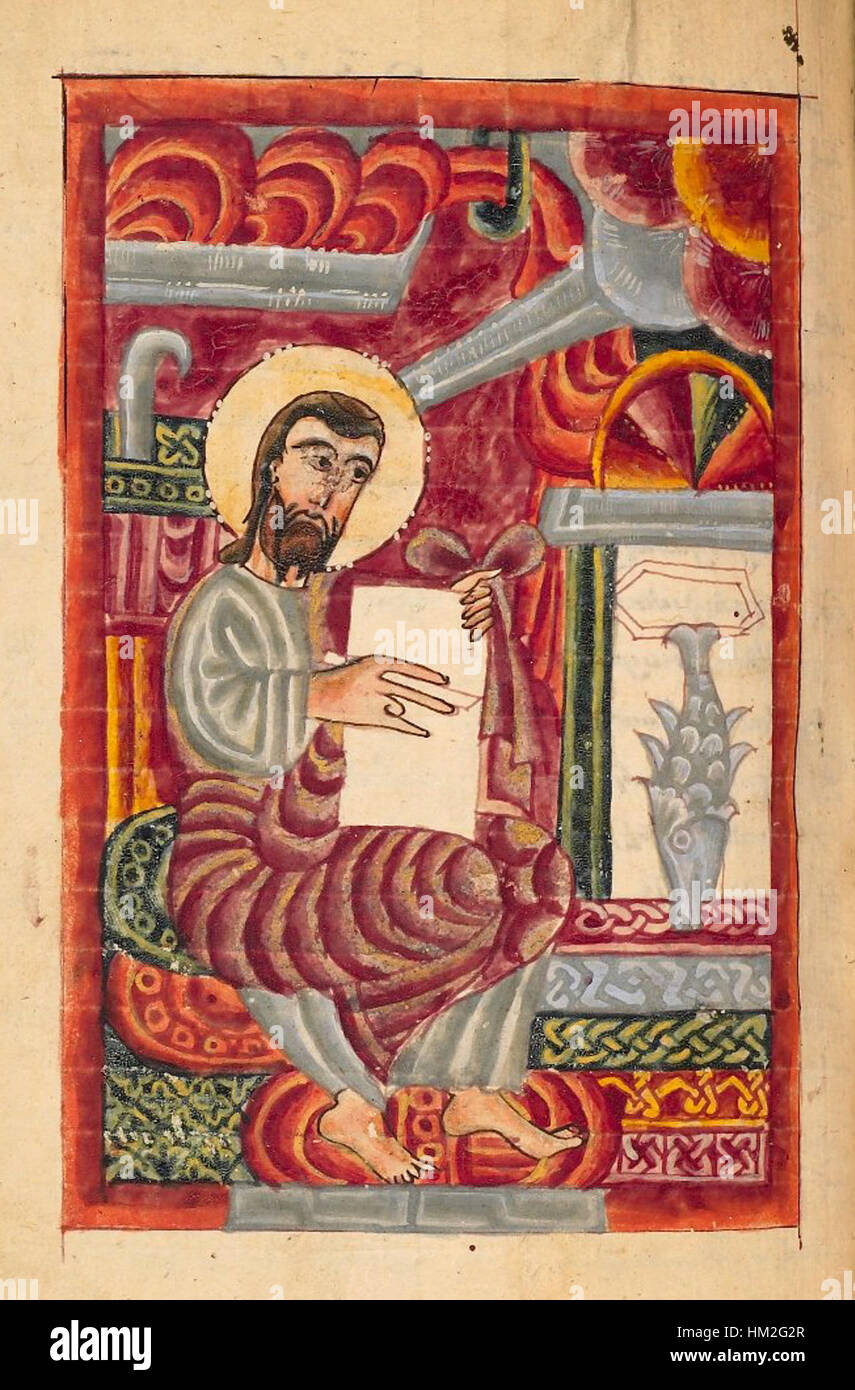 The Illuminated Armenian Gospel with Eusebian Canons, dated 1497, is a ...