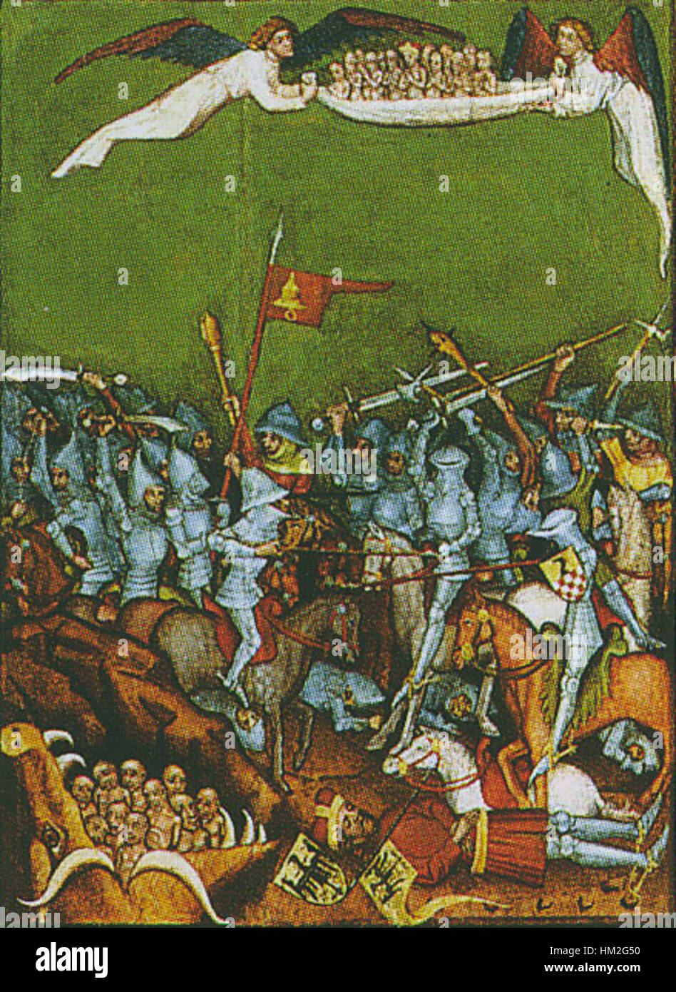 The 'Hedwig Altar VI' is a medieval religious artwork depicting Saint ...