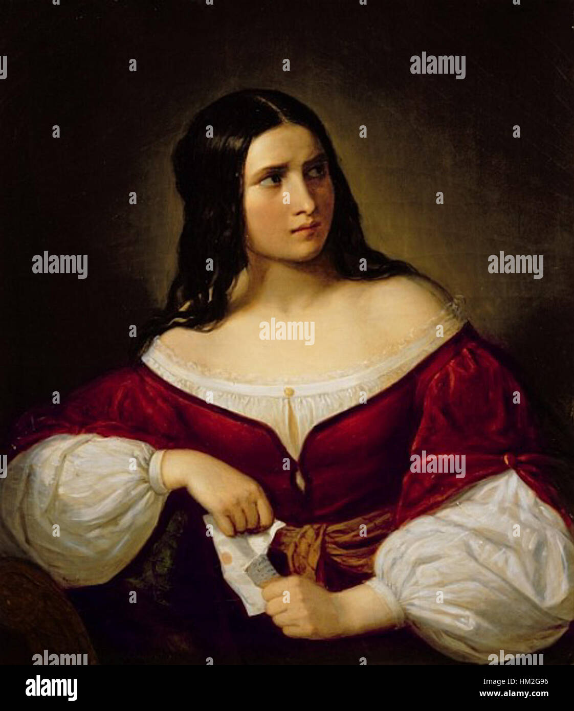 'Jealousy,' painted by Natale Schiavoni in the 17th century, represents ...