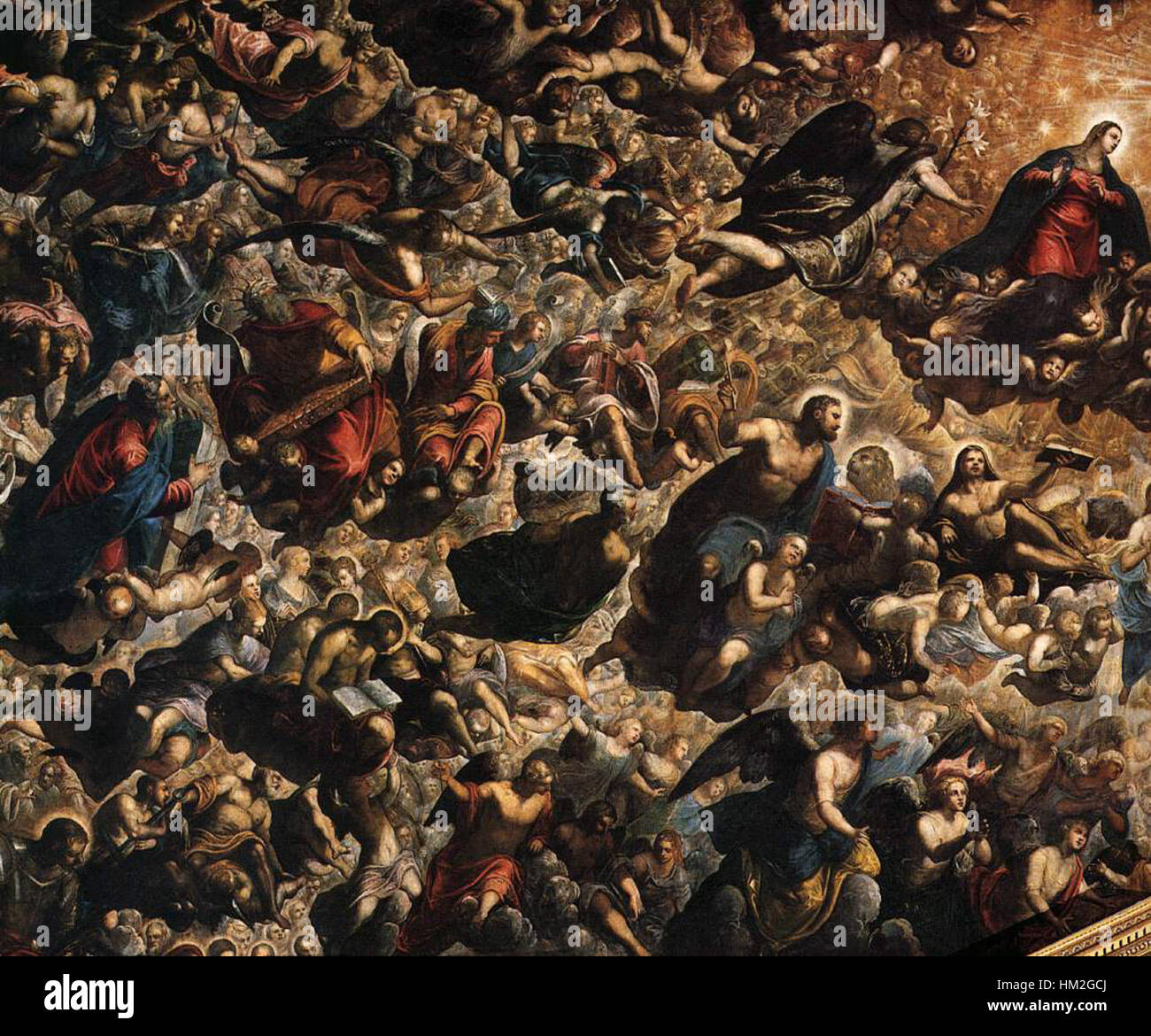 This detail from Jacopo Tintoretto’s 'Paradise' showcases the artist’s ...