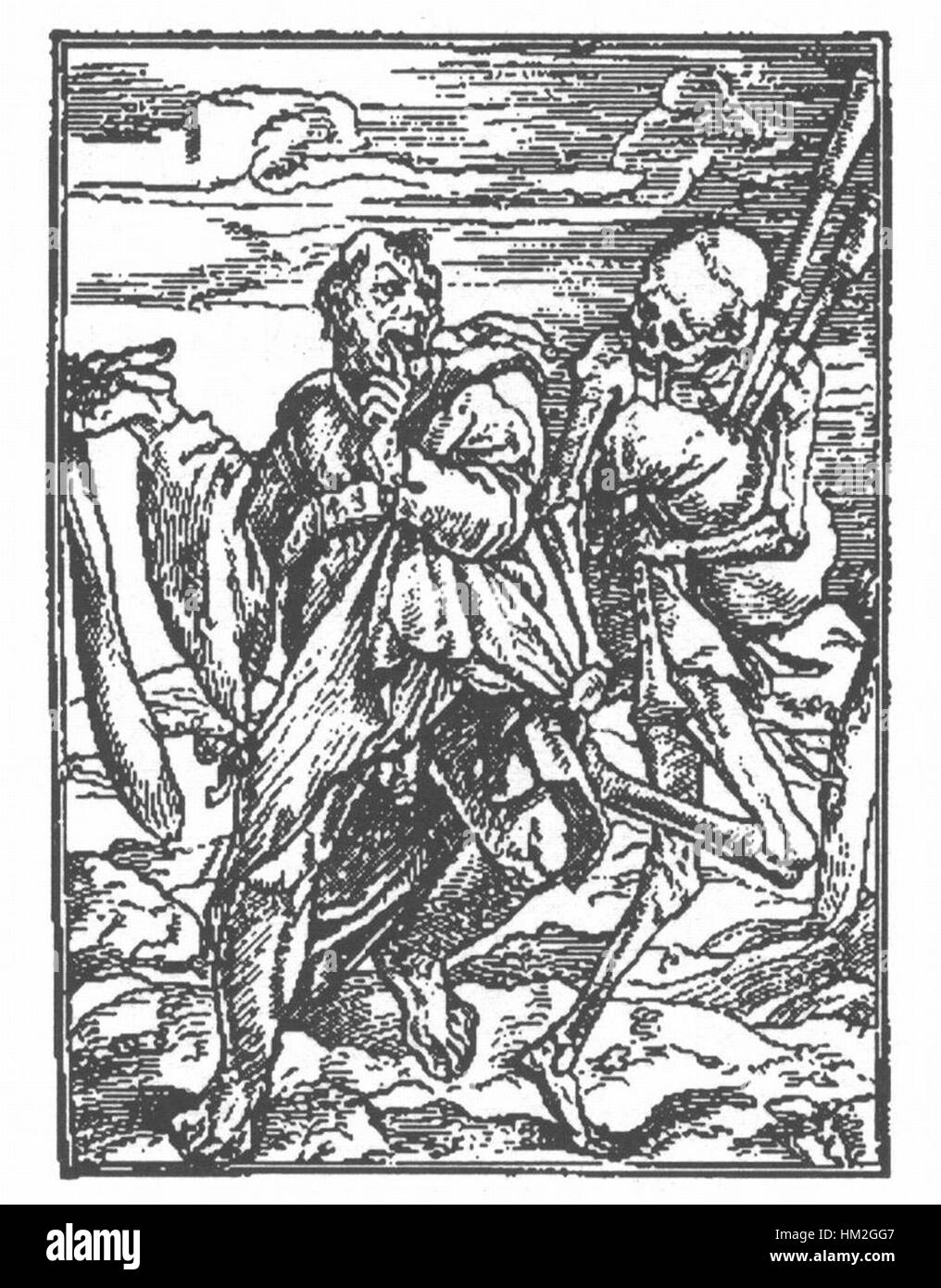 Holbein's 'Danse Macabre' is a significant part of his artistic series ...