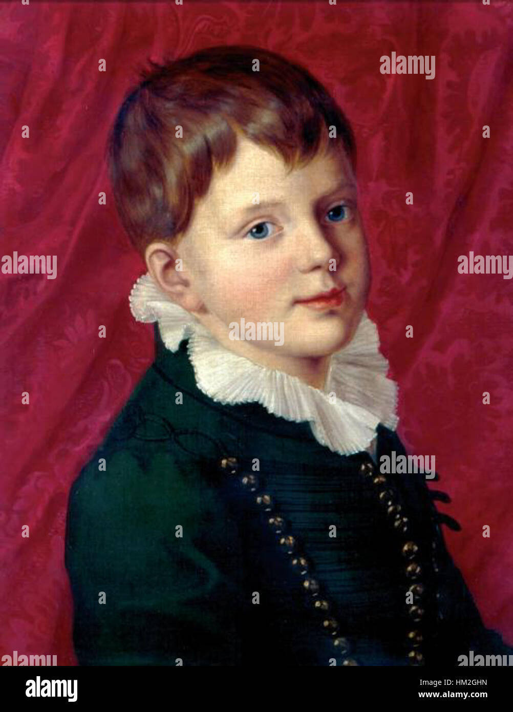 The portrait of Karl Alexander, Grand Duke of Saxe-Weimar-Eisenach ...