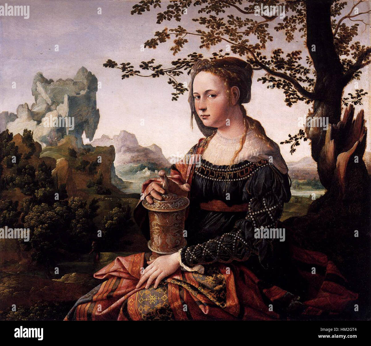 *Mary Magdalen*, painted by *Jan van Scorel*, represents a prominent ...