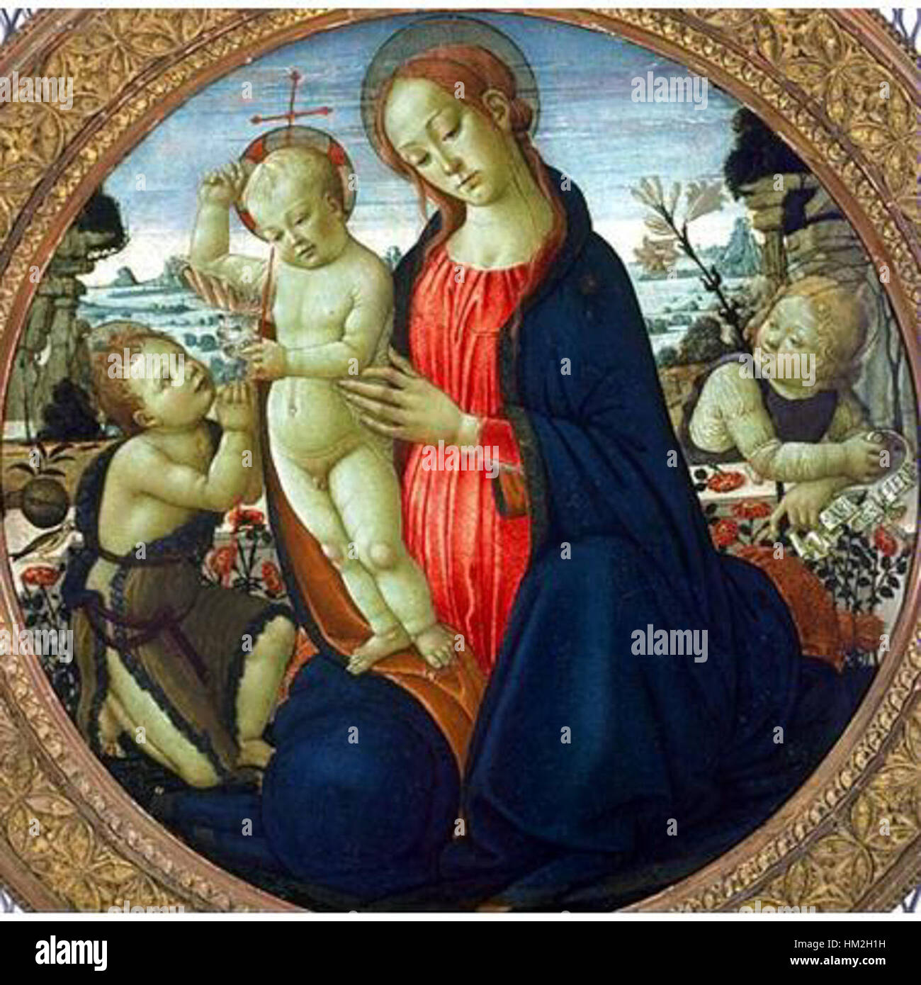 Jacopo del Sellaio's 'Madonna and Child with Infant St. John the ...