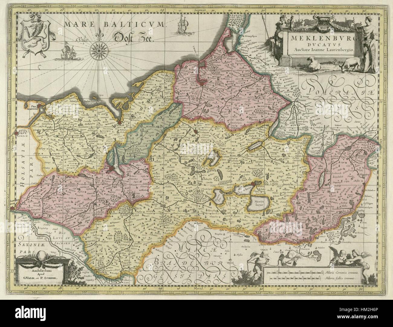 Johann Lauremberg's *Meklenbvrg Dvcatvs* (circa 1709) is a historical ...