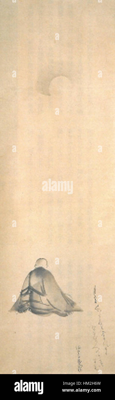 *Honen* by Reizei Tamachika, depicting the Buddhist monk Honen, is a ...