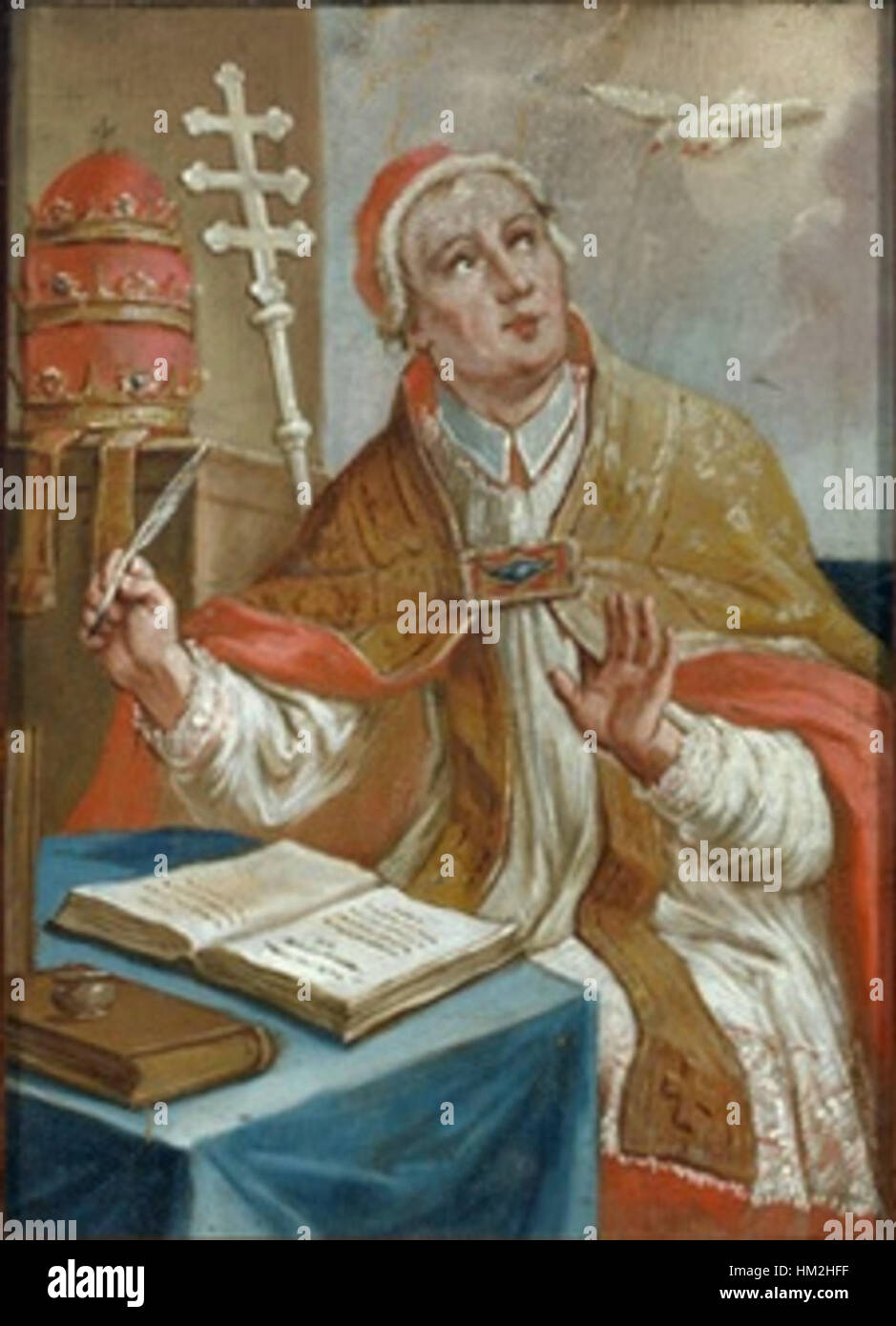 Leopold Layer's painting 'Sv. Gregor' depicts Saint Gregory in a ...