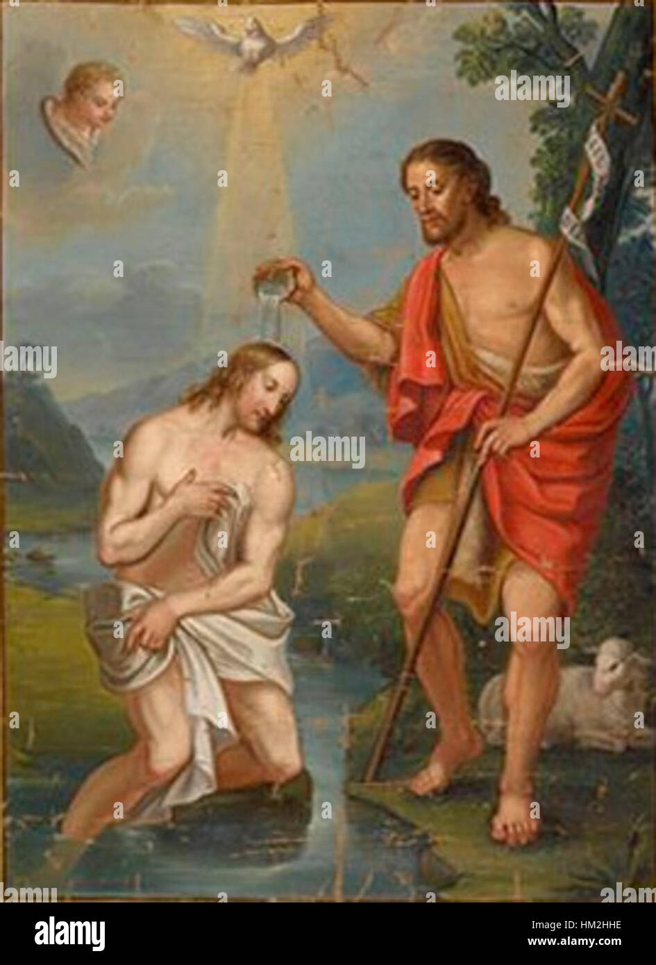 Kristusov krst (19. st Stock Photo - Alamy