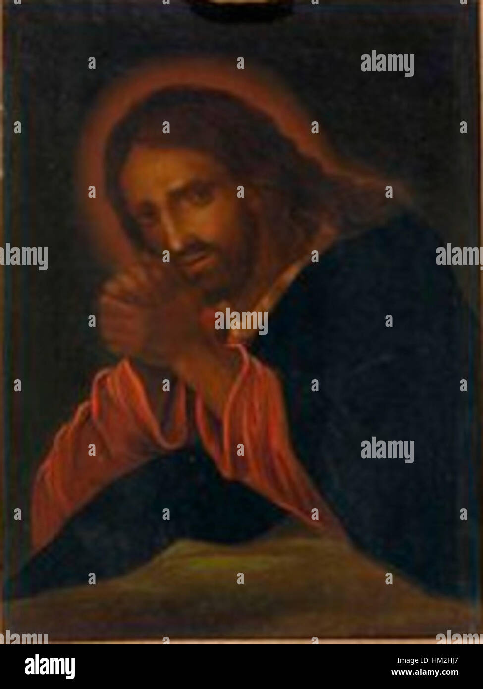 'Kristus' from the 18th century represents a classical depiction of ...