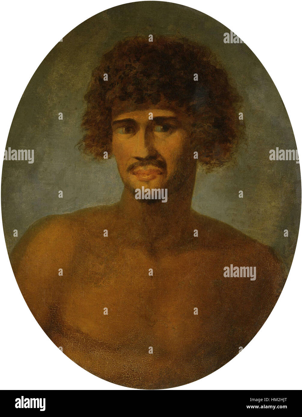 John Webber's oil painting of Otoo, created in 1777, is a historical ...
