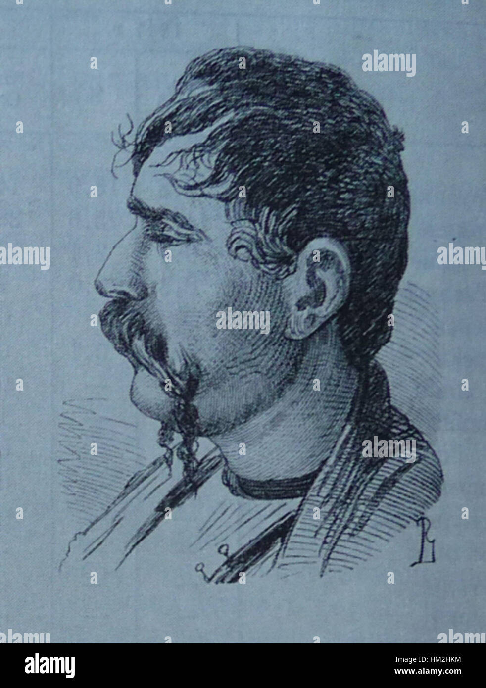 This painting portrays a Georgian man from Tbilisi during the 1860s ...