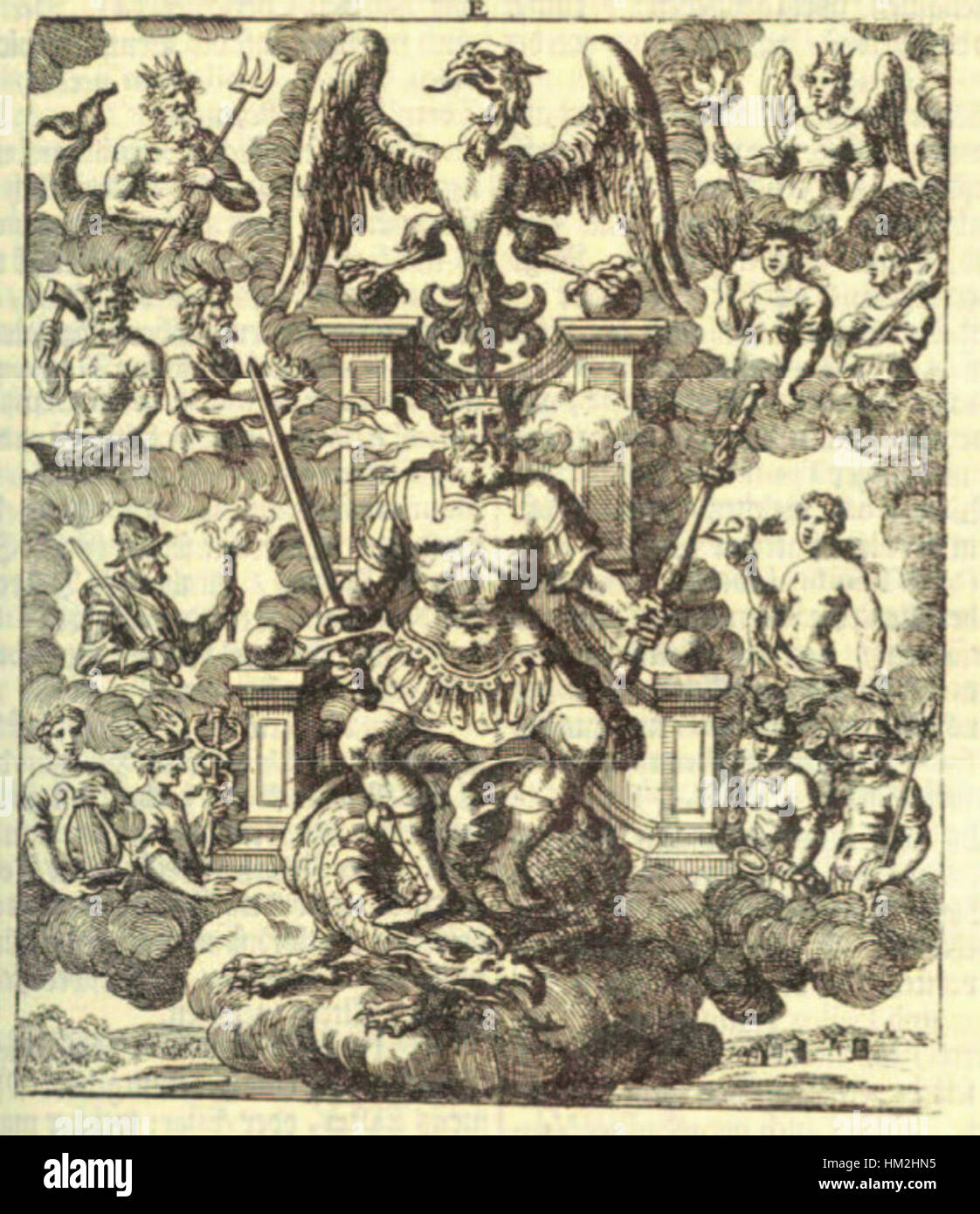 The painting 'Rimski Panteon' by Janez Vajkard Valvasor depicts the ...