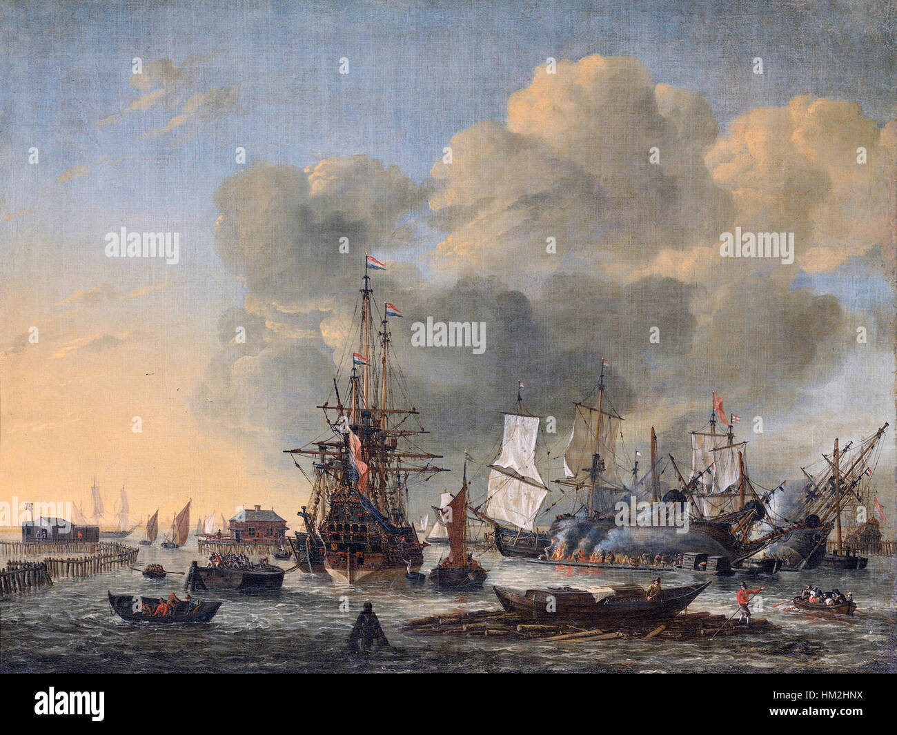 Port of amsterdam 17th century hi-res stock photography and images - Alamy