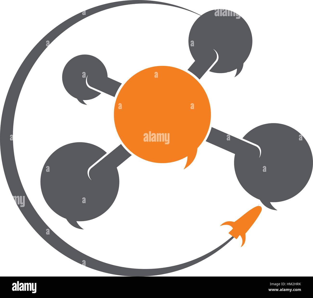 Social networking in person Stock Vector Images - Alamy
