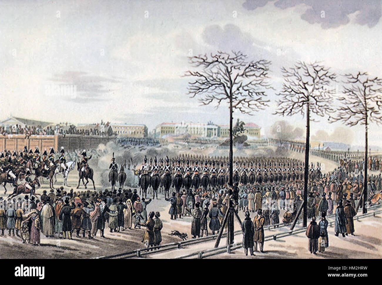 This painting by Kolman depicts the Decembrists, Russian ...