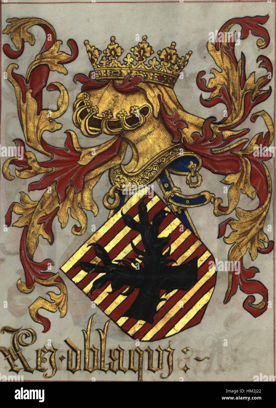 This artwork titled 'King of the Vlachs' portrays a figure from the ...