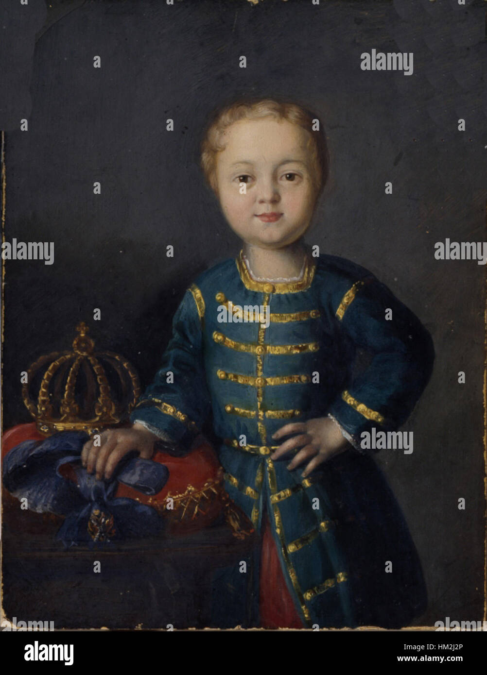 The portrait of Ivan VI Antonovich of Russia, painted during the 18th ...