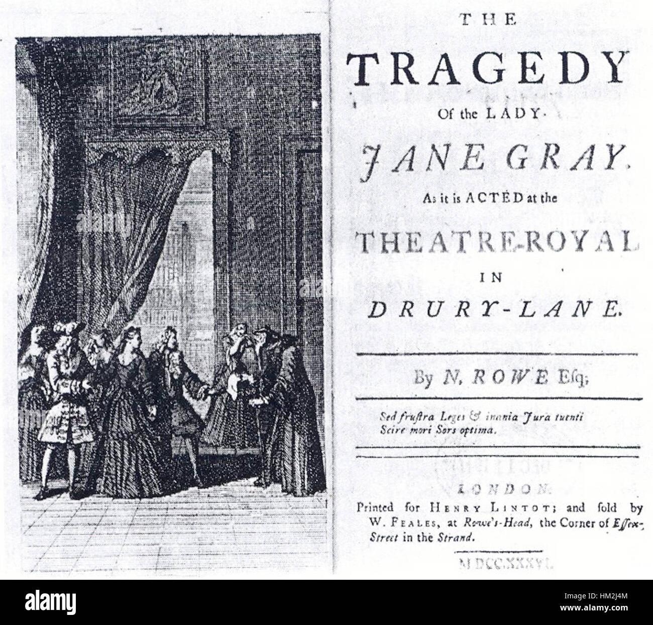 Nicholas Rowe, an English dramatist and poet, is depicted in this 1736 ...