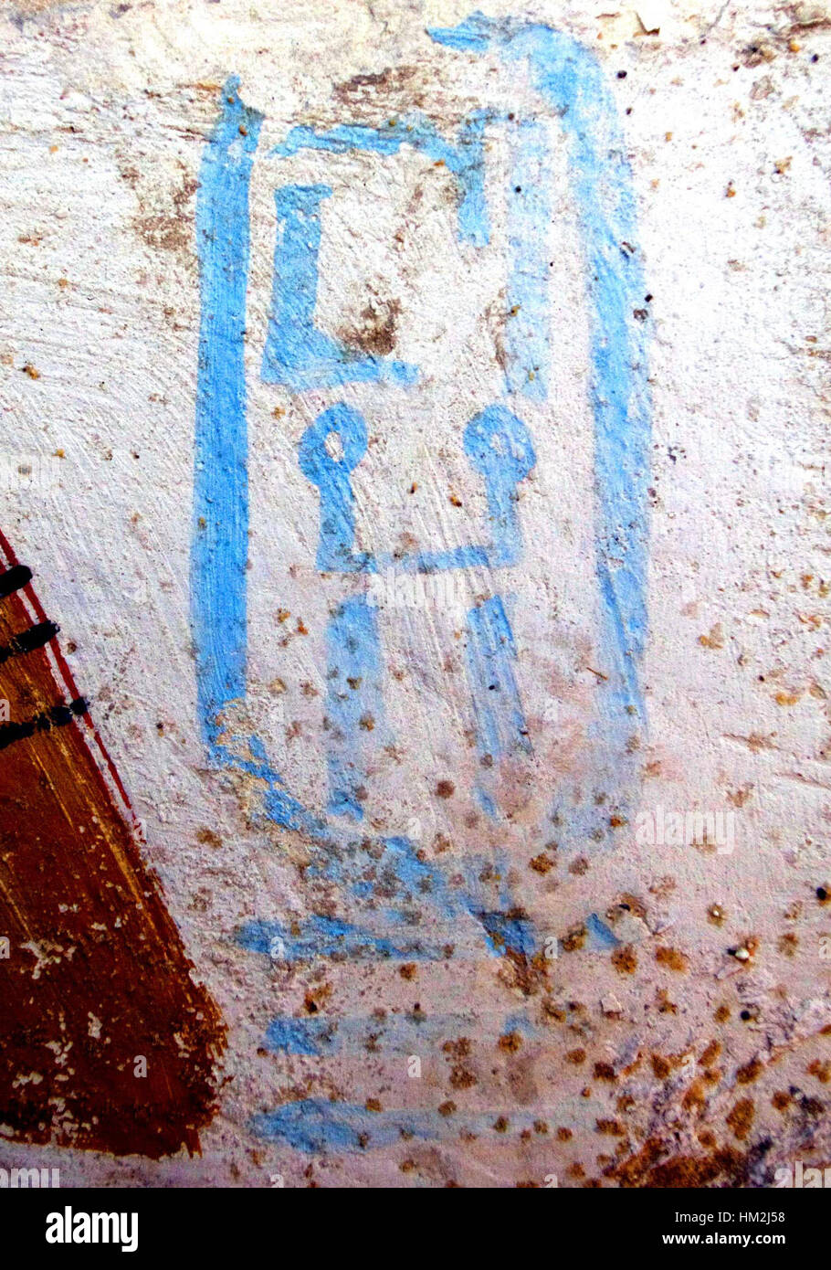 This artwork of the ancient Egyptian figure Senebkay presents the ...